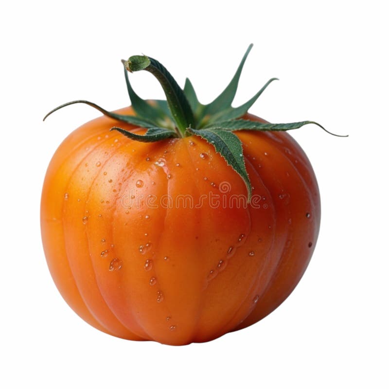 Orange Image Isolated with White Background Stock Image - Image of ...