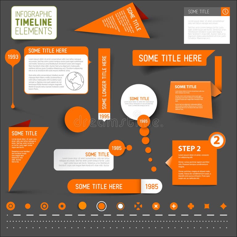 Timeline Elements Stock Illustrations – 51,709 Timeline Elements Stock ...