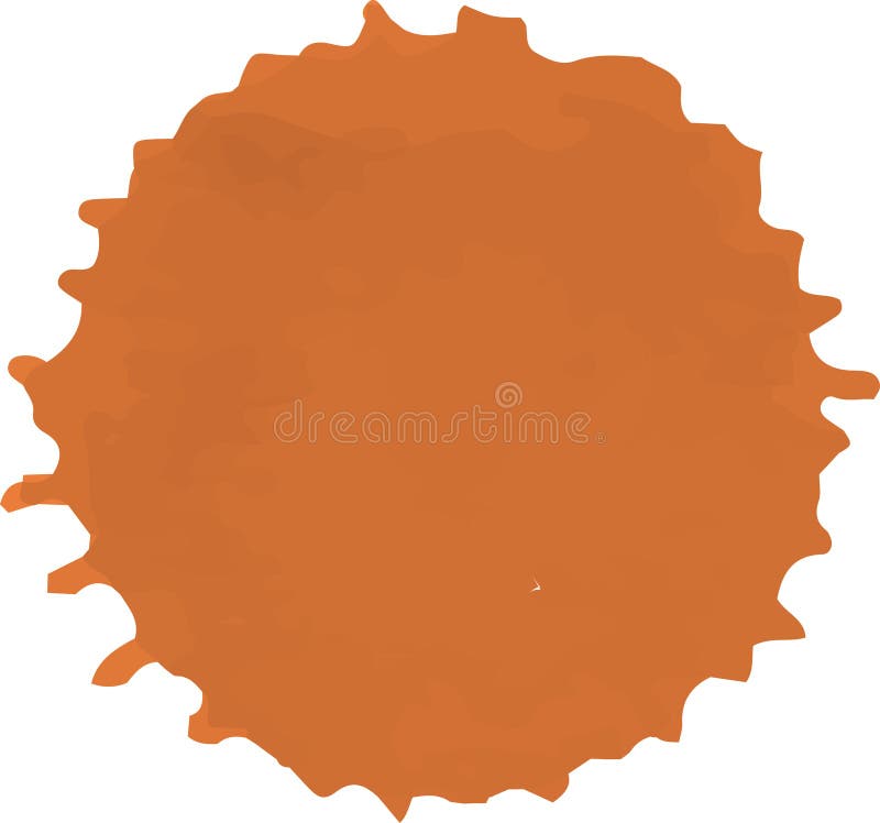Orange Ink Splash, Blot and Brush Stroke Spot Spray Smudge, Spatter ...