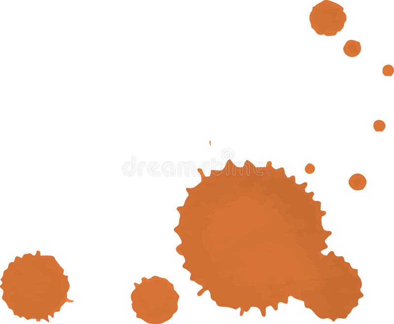 Orange Ink Splatter, Abstract Art. Perfect for Backgrounds, Textures ...