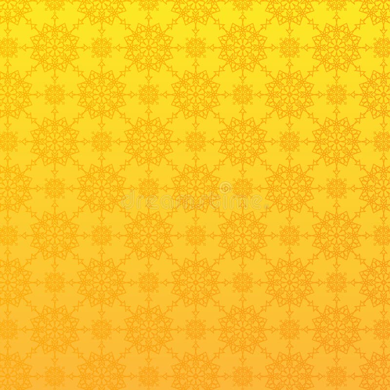 Orange Islamic Pattern, Vector Stock Vector - Illustration of ramadan ...
