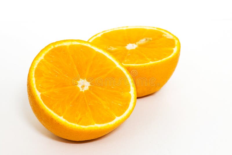 Orange Isolate White Background Stock Image - Image of single, sweet ...