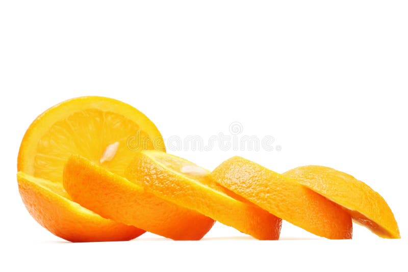 Orange isolated stock photo. Image of rings, fresh, background - 21671596