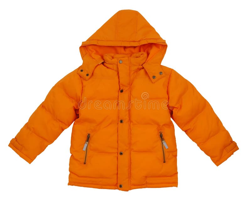 Orange jacket stock image. Image of elegance, little - 29048155