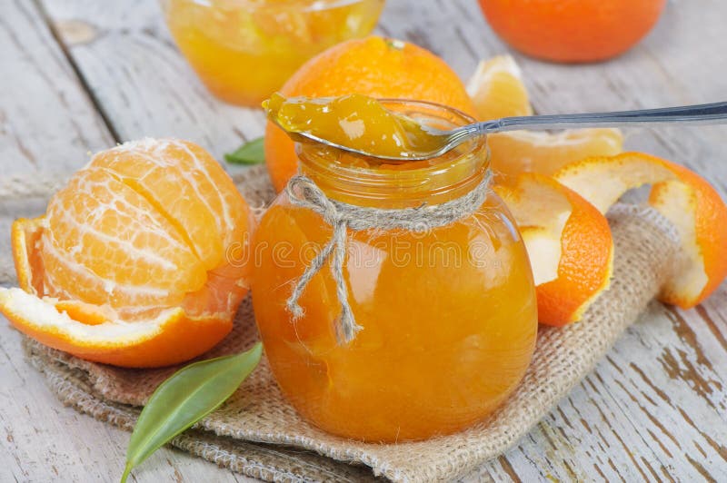 Orange peel jam stock photo. Image of tangerine, ripe - 24234024