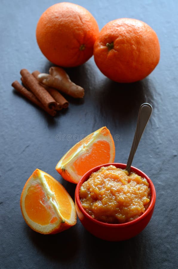 Orange jam stock image. Image of snack, health, dessert - 48527795