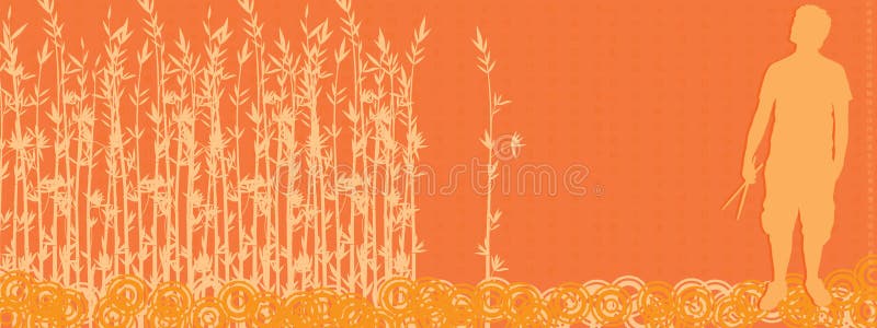 Orange Japanese Background Picture. Image: 5832348