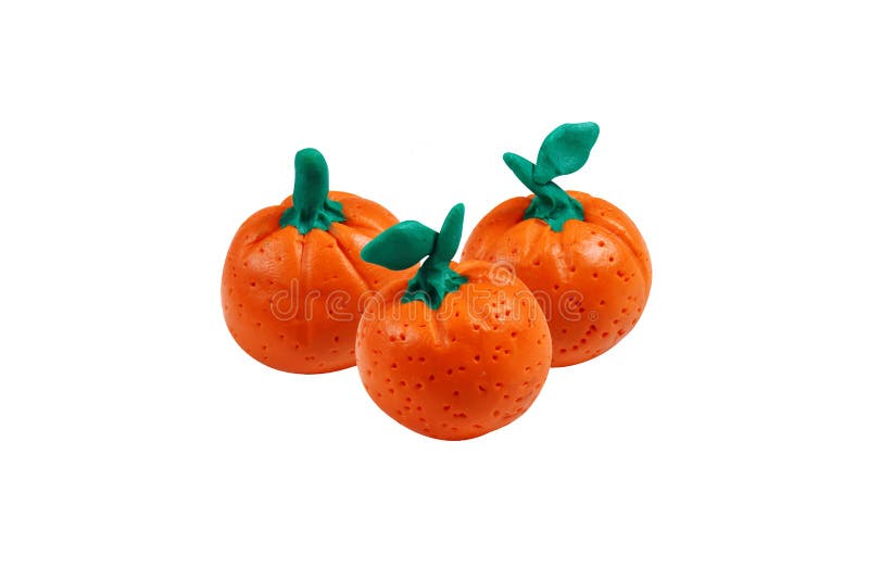 Orange from japanese clay stock photo. Image of japanese - 56138080