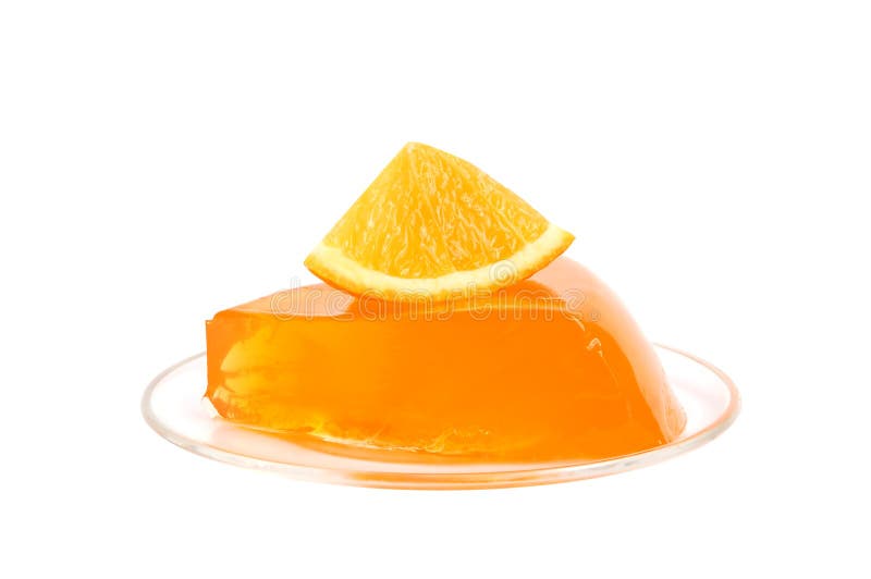 Orange jelly stock photo. Image of jelly, gelatine, delicious - 24297898