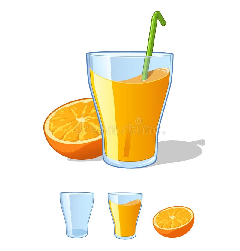 Fruit Juice In Glass Clipart Images