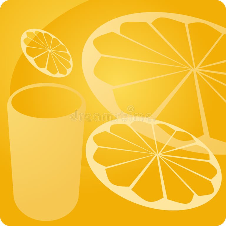 Orange Juice Beverage Panel Stock Vector - Illustration of mugs ...