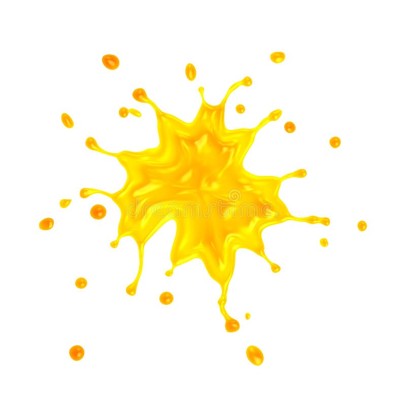 Tea, Juice or Alcohol Dynamic Drink Splash Stock Illustration ...