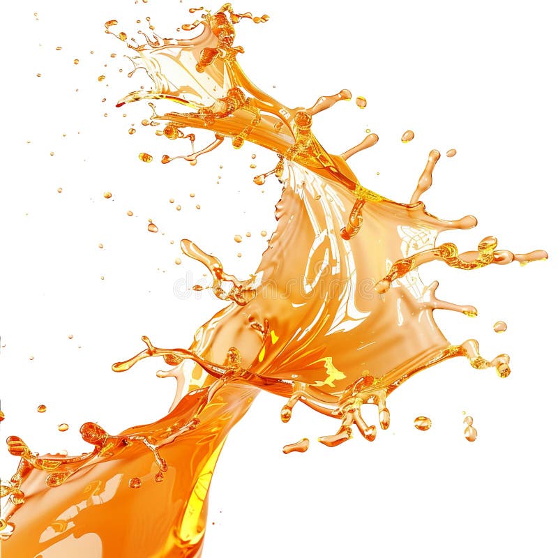 Orange Juice Splash stock image. Illustration of golden - 349332285