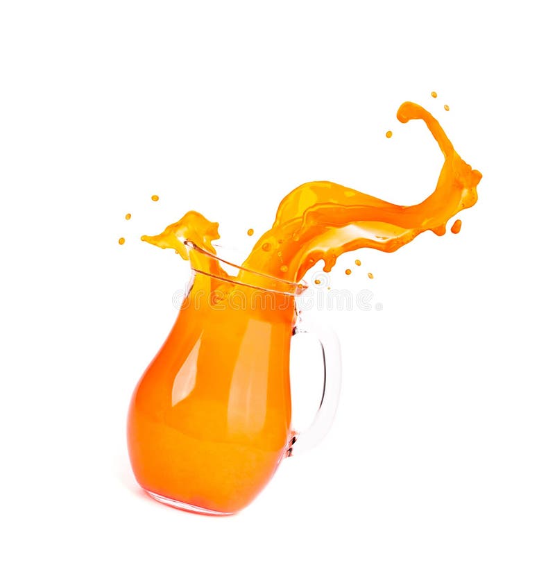 Orange juice splash stock photo. Image of liquid, bright - 61394266