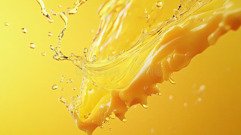 Orange Juice Splash. Refreshing Summer Drink Concept Stock Photo ...