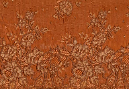 Orange lace pattern. stock photo. Image of dots, design - 12966708