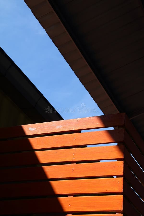 Orange lath stock image. Image of modern, dark, indoors - 292497085