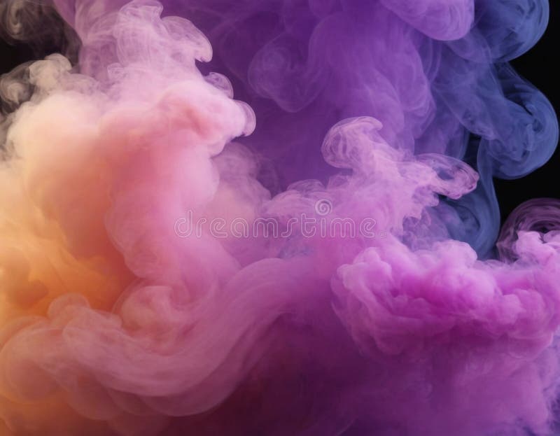 Orange and Lavender smoke. stock image. Image of abstract - 310210615