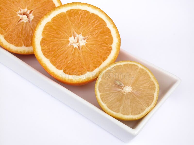 Orange and lemon stock image. Image of citrus, food, fruit - 148385
