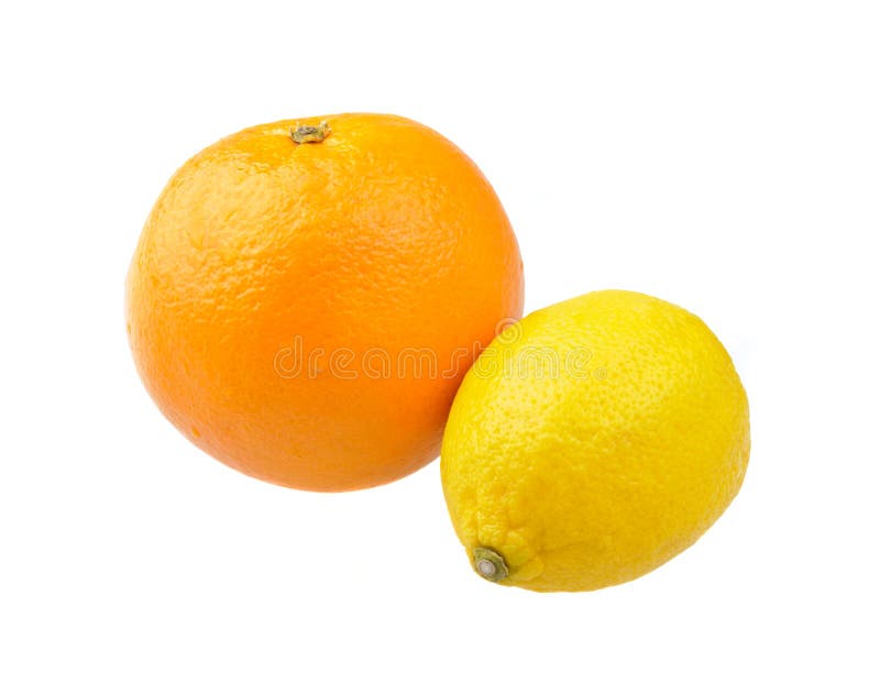 Orange and lemon stock image. Image of citric, group - 18845581