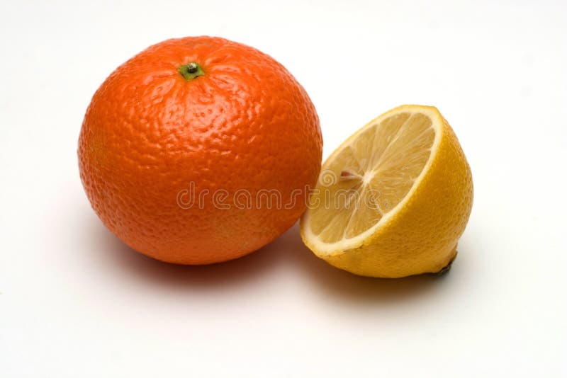 Orange and lemon stock image. Image of yellow, healthy, lemon - 84899