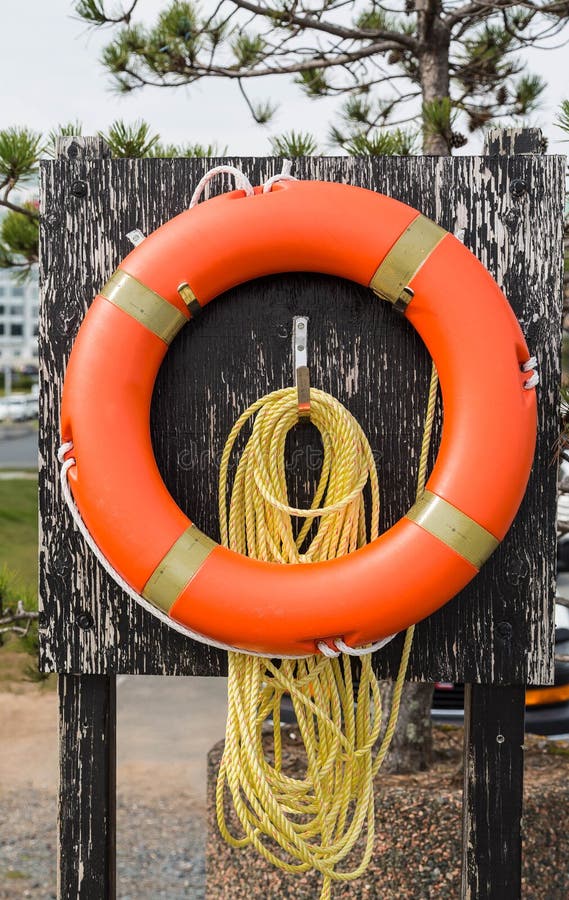 Yellow Life Rafts Under Balconies Stock Image - Image of recreation ...