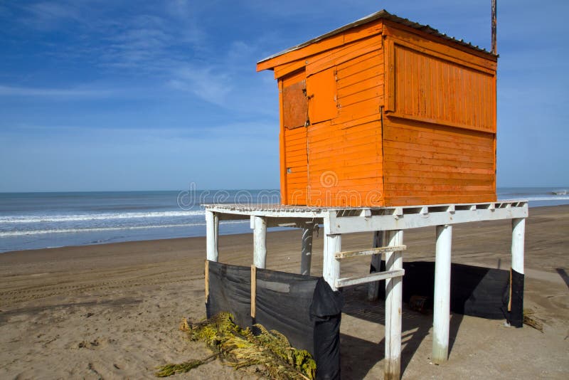 Closeup Ocean City Lifeguard Stand at Sunrise Editorial Image - Image ...