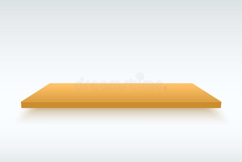 Orange light box platform stock vector. Illustration of presentation ...