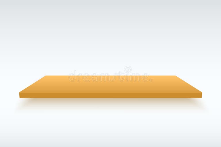 Orange light box platform stock vector. Illustration of presentation ...