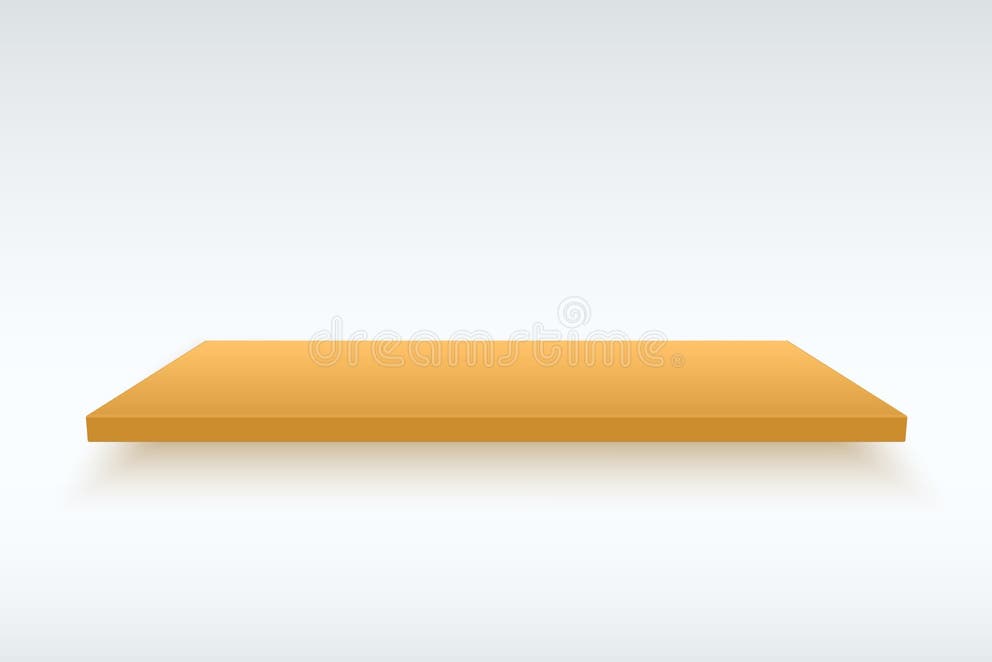 Orange light box platform stock vector. Illustration of presentation ...