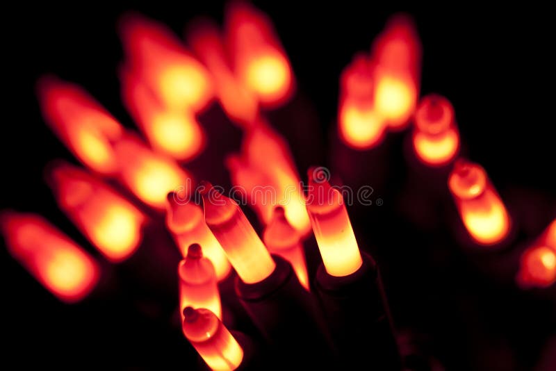 Orange light bulb stock image. Image of orange, strings - 11129973