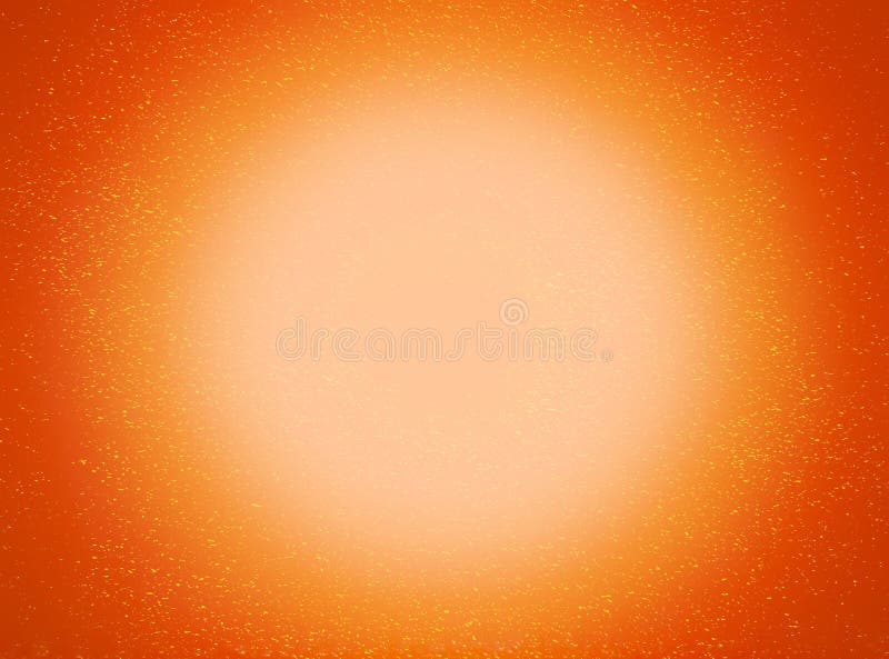 Orange Light Burst Background with Fine Particle Grains Stock ...