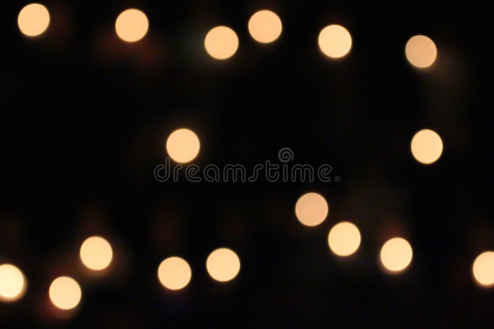 Orange Light, Circle and Light Yellow Stock Image - Image of bokeh ...
