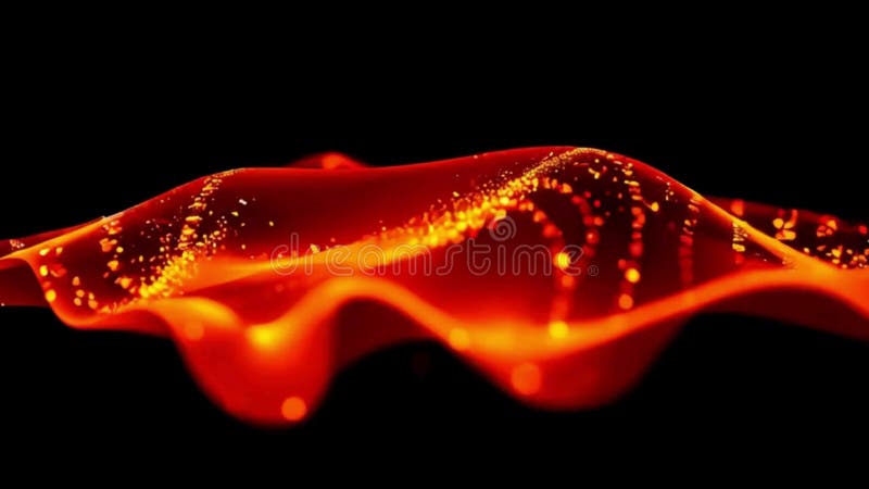 Orange light wave stock footage. Video of explosion - 341231800