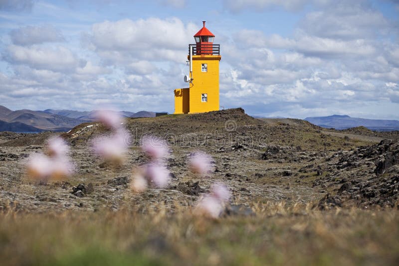 Orange Lighthouse stock image. Image of lighthouse, orange - 22074757