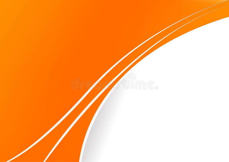 Orange Line Abstract Background Vector Illustration Design Stock Vector ...