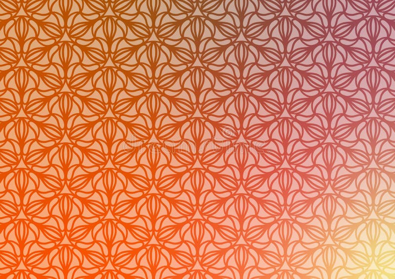 Orange Line Abstract Geometry Pattern Line Background Stock Vector ...