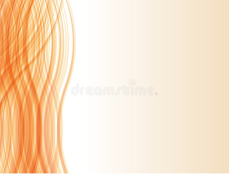 Orange Line Abstraction stock vector. Illustration of ideas - 16694806