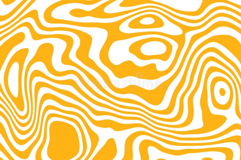 Orange Line Pattern Abstract Background Texture. Curvy and Wavy ...
