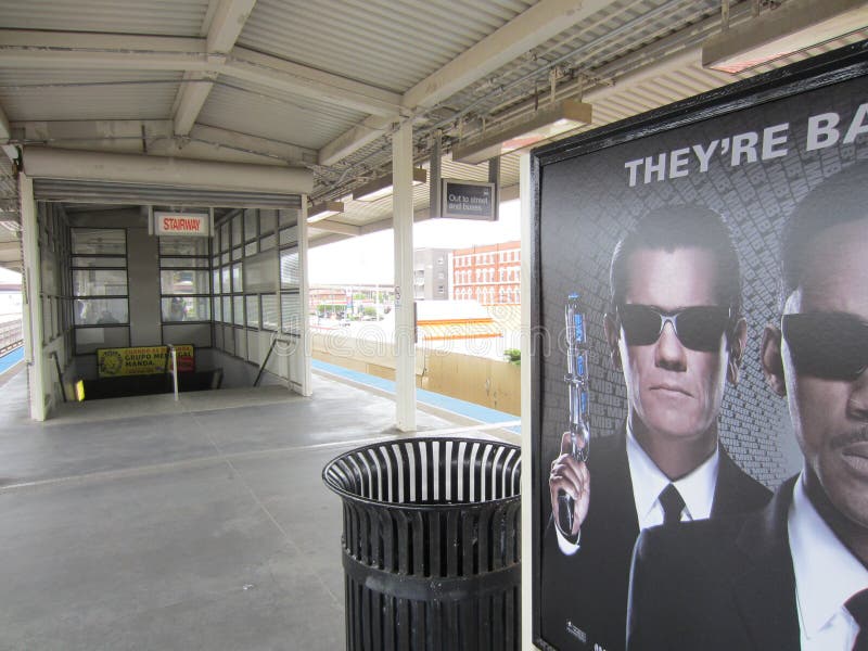 Orange Line Underground Railroad Chicago USA Architecture Editorial ...