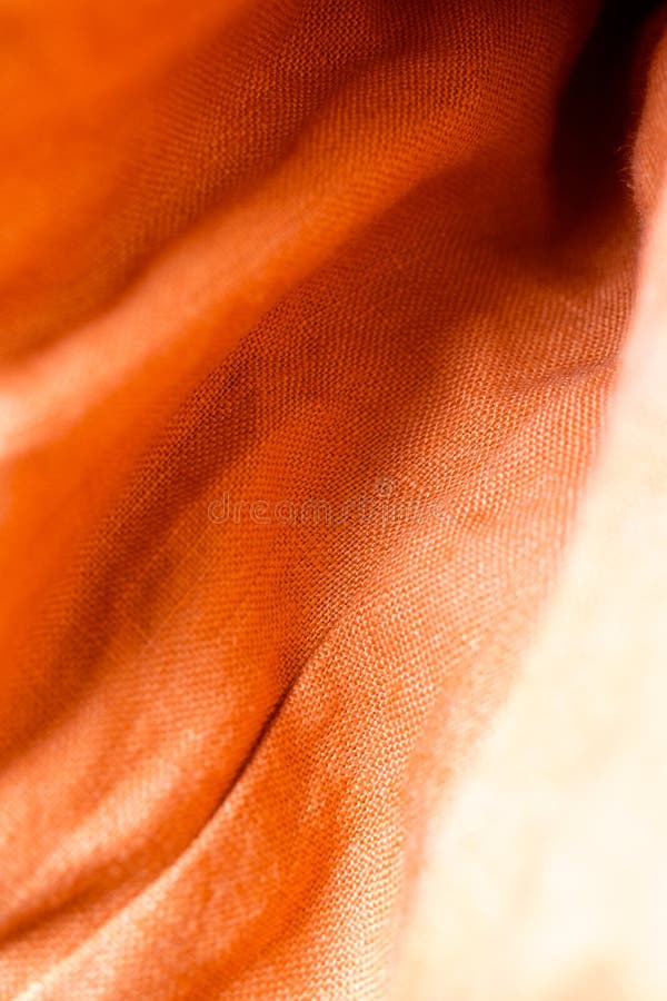 Orange Linen Fabric Texture Background Stock Photo - Image of abstract ...
