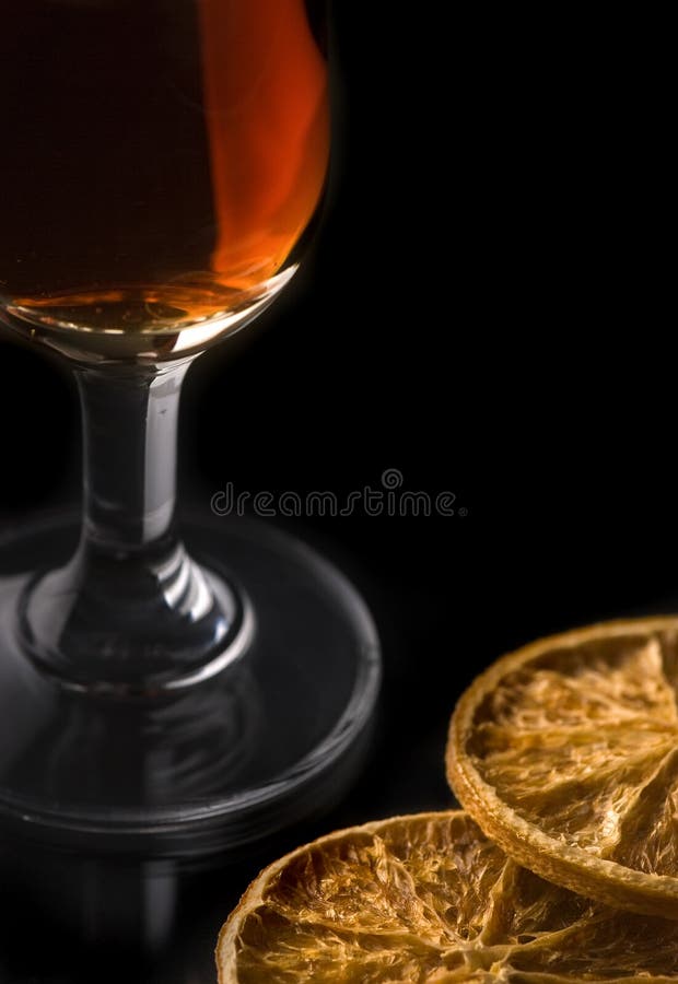 Orange liqueur stock photo. Image of homemade, fruity - 25568092