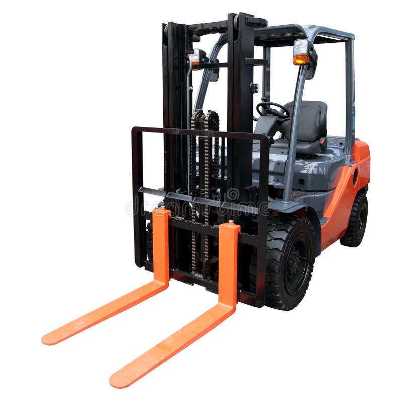 Forklift isolated stock photo. Image of jack, pallet - 41572144