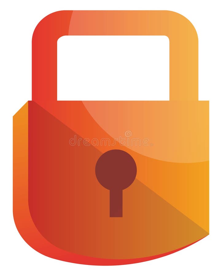 Lock and Key, Vector or Color Illustration Stock Illustration ...