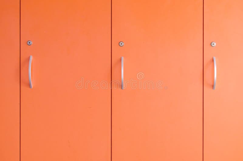 Orange locker stock image. Image of drawers, cabinets - 33860247