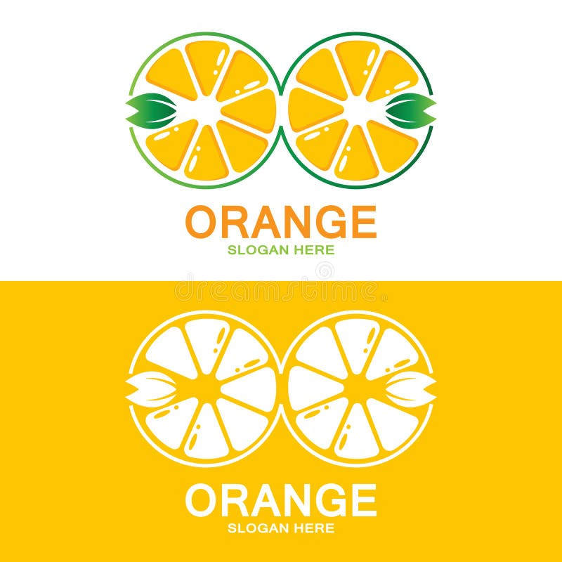 Orange Logo Design, Fresh Fruit Vector, Fruit Shop Fit Design, Banner ...