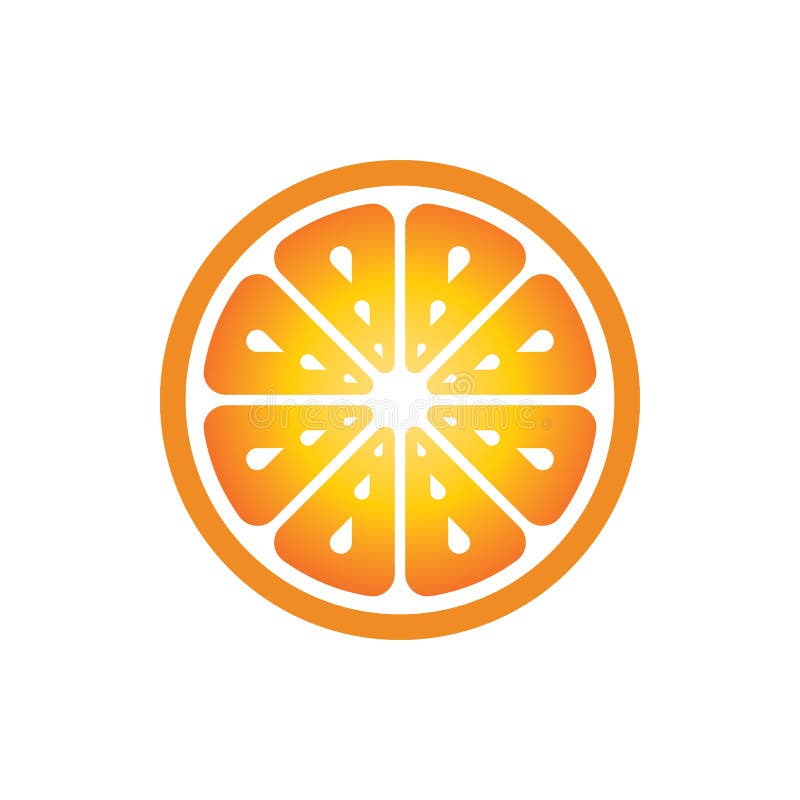 Orange logo design stock vector. Illustration of logotype - 250486611