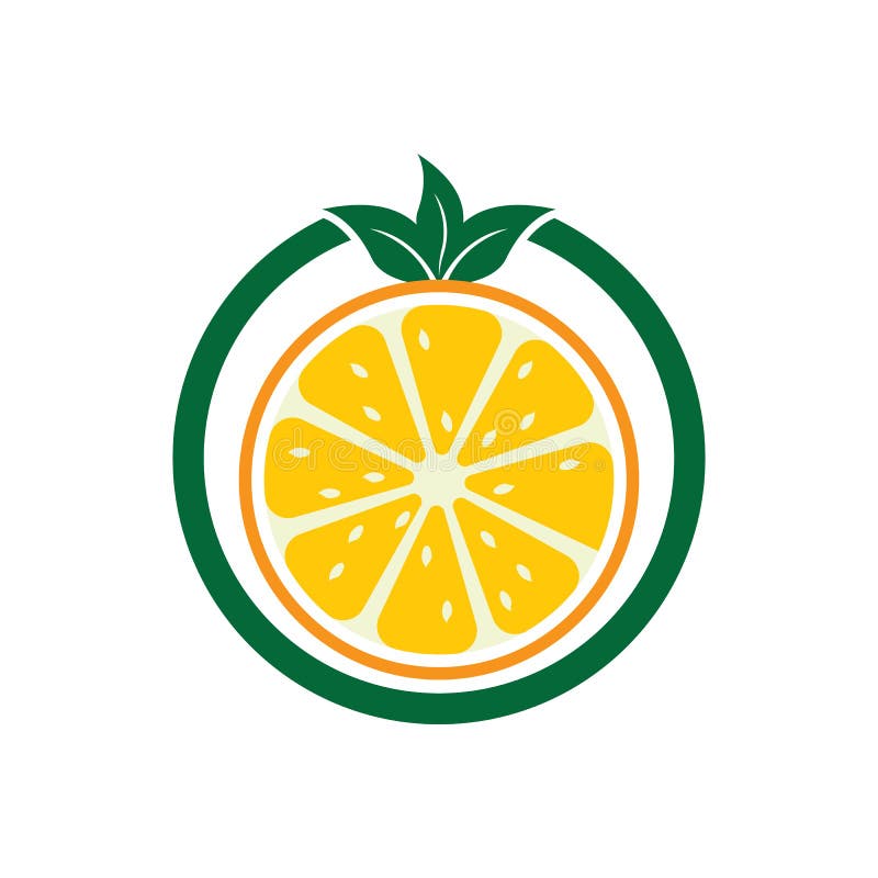 Orange logo design stock vector. Illustration of creative - 250486554