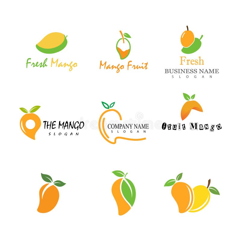 Orange Logo Design Vector Icon Illustration Design Stock Vector ...