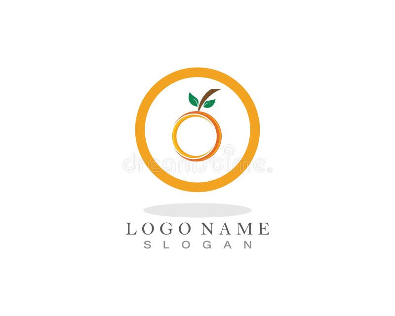 Orange Logo and Symbol Template Stock Vector - Illustration of color ...